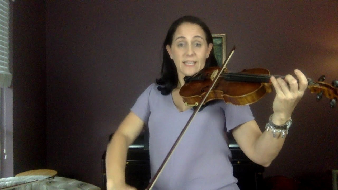 Beginning Orchestra Class video #95 violin - YouTube