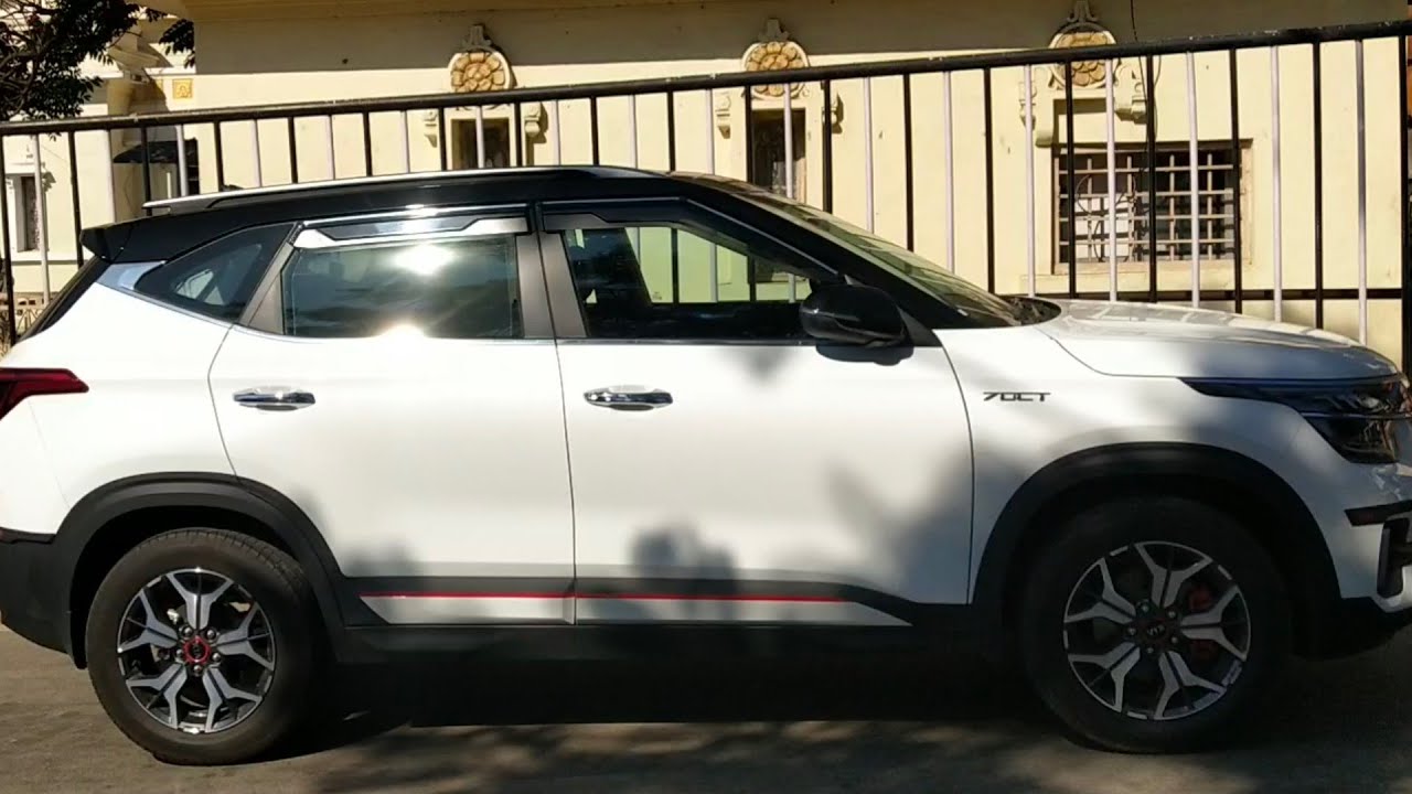 Kia seltos car modified dual tone | Black & White | 2020 in India - YouTube