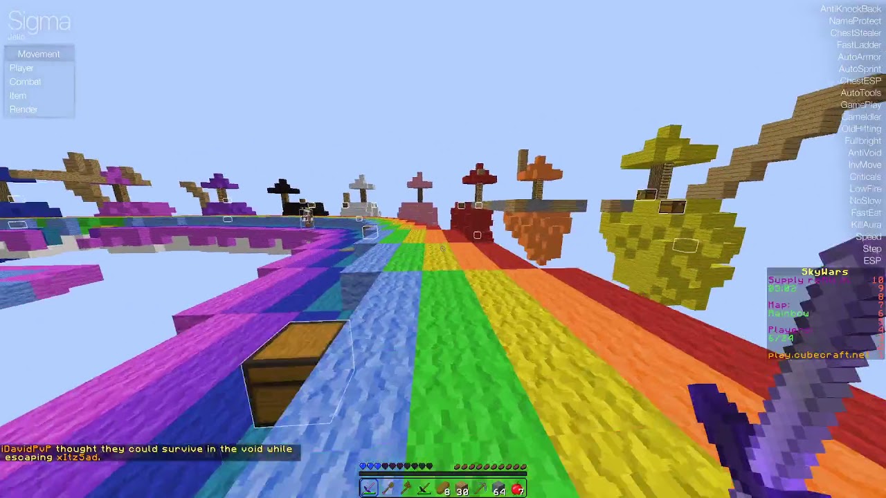 Hacking on CubeCraft with SIGMA 5.0 + DISCORD SERVER RELEASED - YouTube