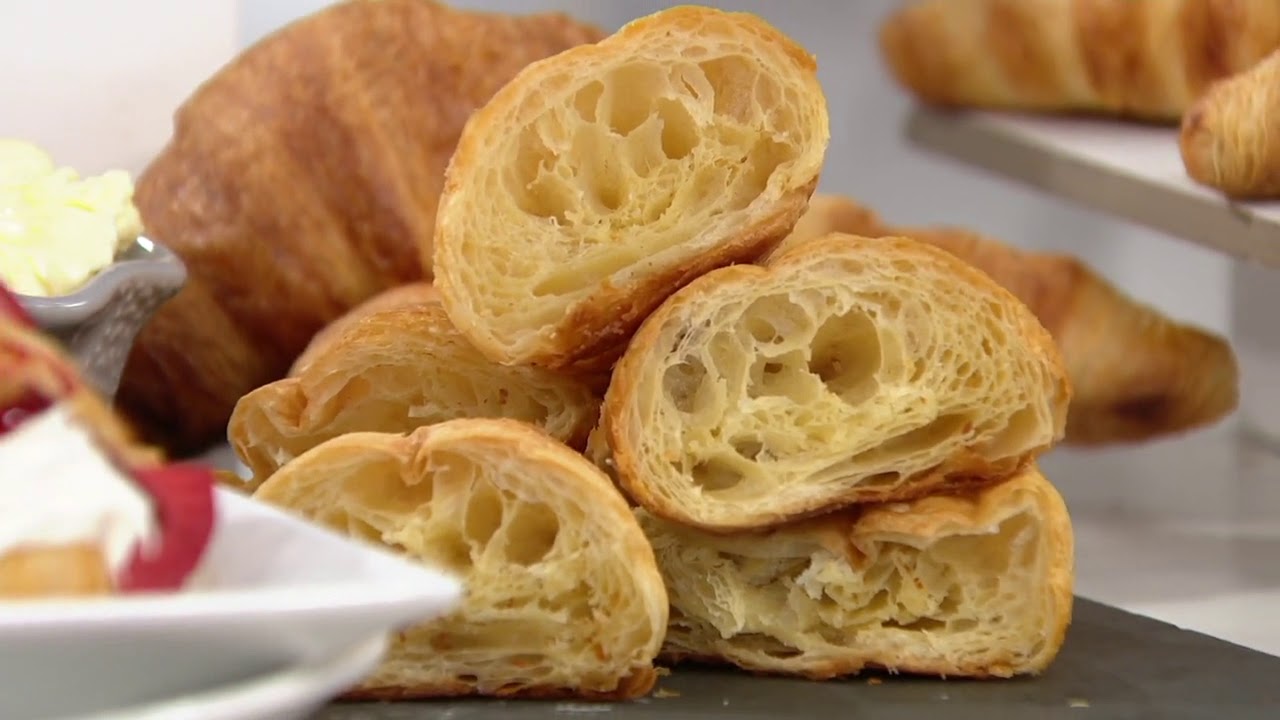 Authentic Gourmet 20, 40, or 60 French Butter Croissants on QVC - YouTube