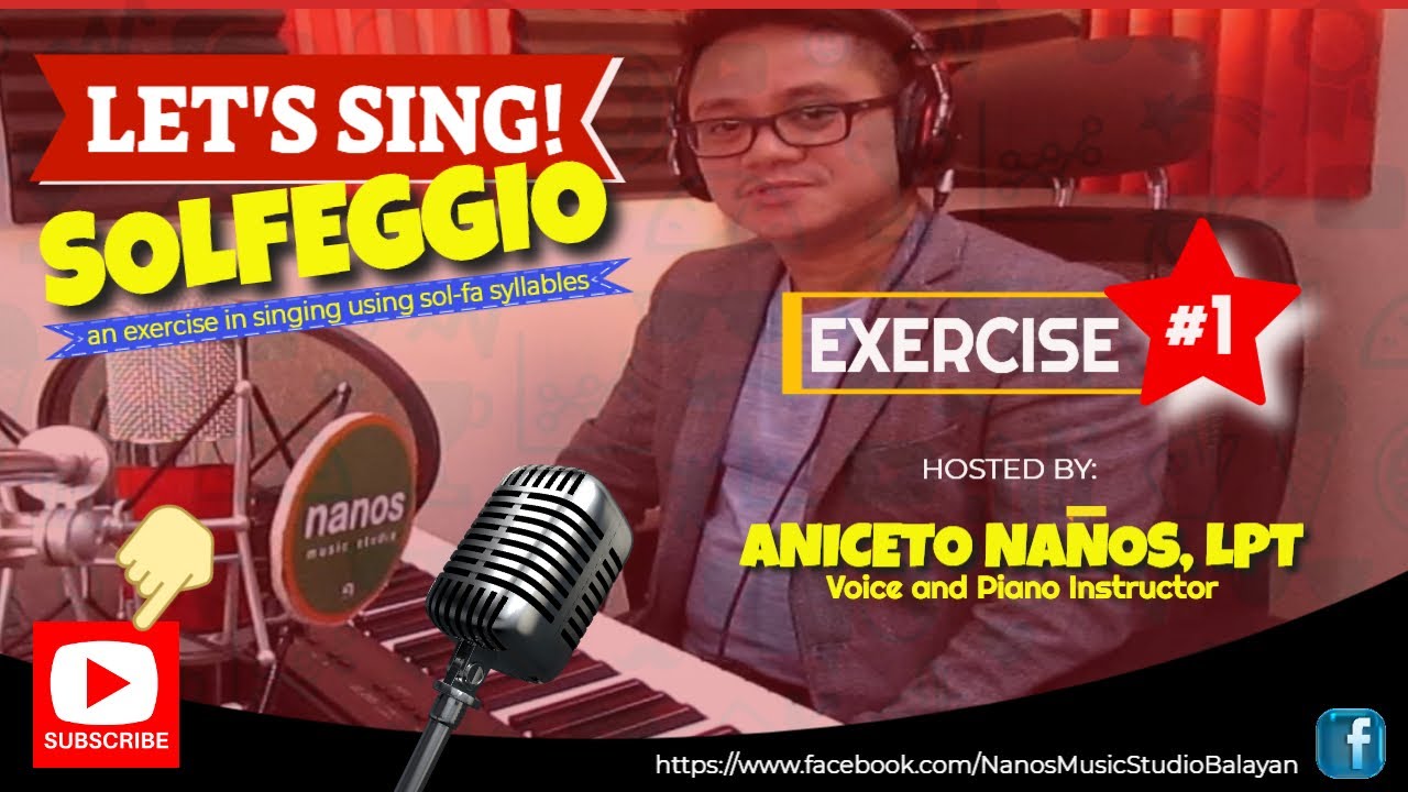Solfeggio Exercise #1 - Hosted by ANICETO NANOS, LPT - YouTube