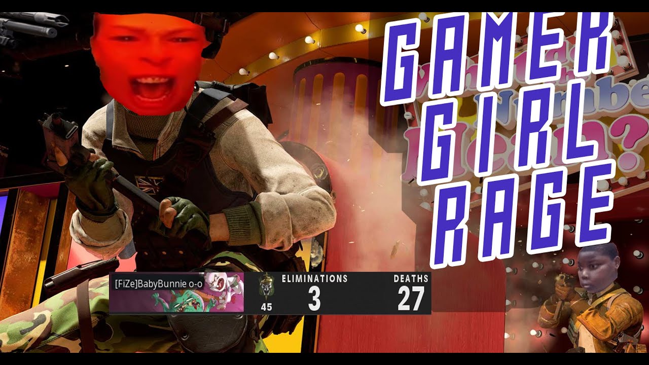 GAMER GIRL RAGE - COD CW - YouTube