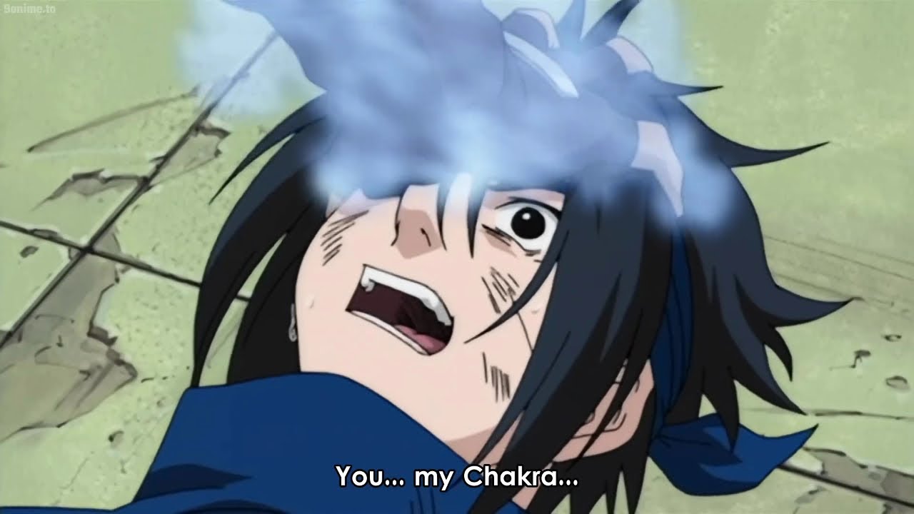 Sasuke uses the Shishi Rendan to defeat Yoroi Akado at the Chūnin Exams ...