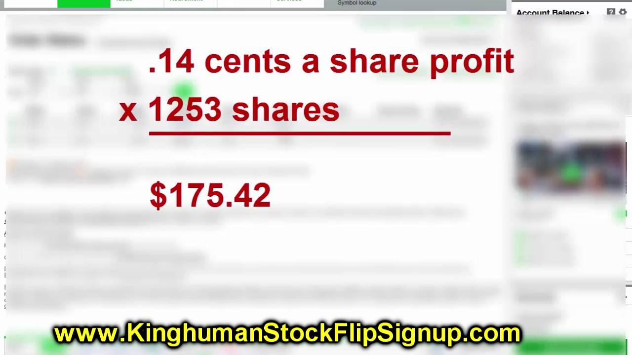 Watch Me Live As I Flip Stocks And Make $175 in 10 Minutes - YouTube