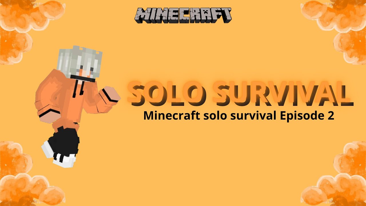 MENGUPGRADE BASE! | Minecraft Solo Survival Episode 2 - YouTube