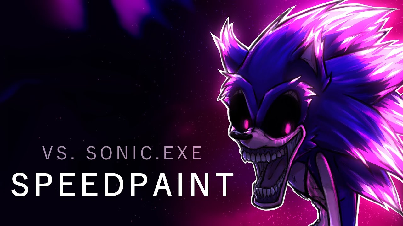Vs. Sonic.EXE | Xenophanes SPEEDPAINT - YouTube