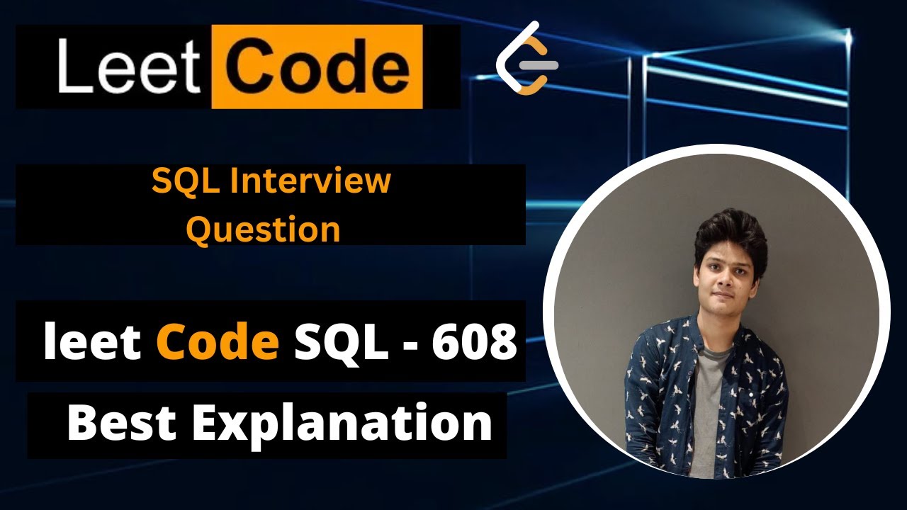 Leetcode Sql 180 Interview Question Youtube 5951