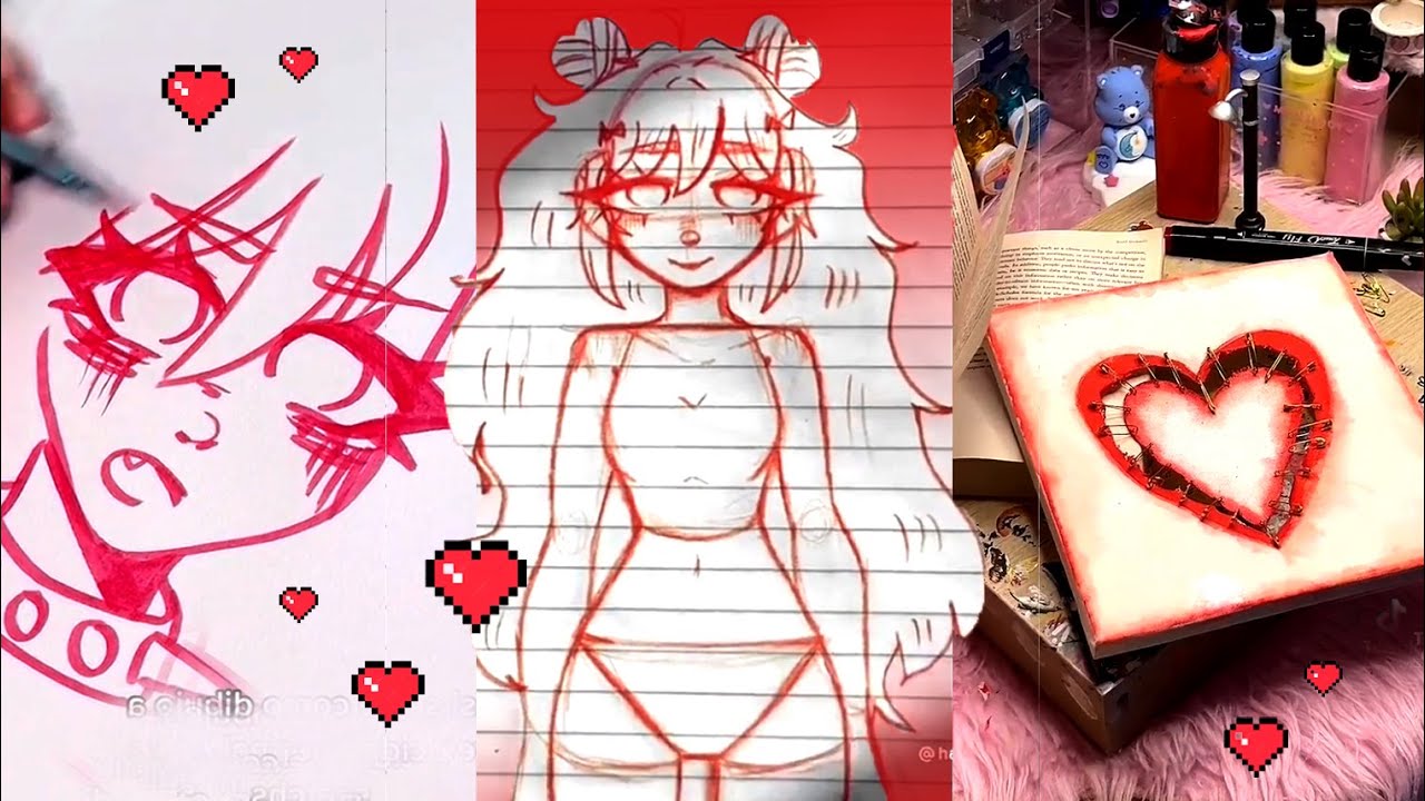 TikTok ART Tutorials to make you Better 🔥 Tips 💋 Hacks 📌 Ideas - YouTube