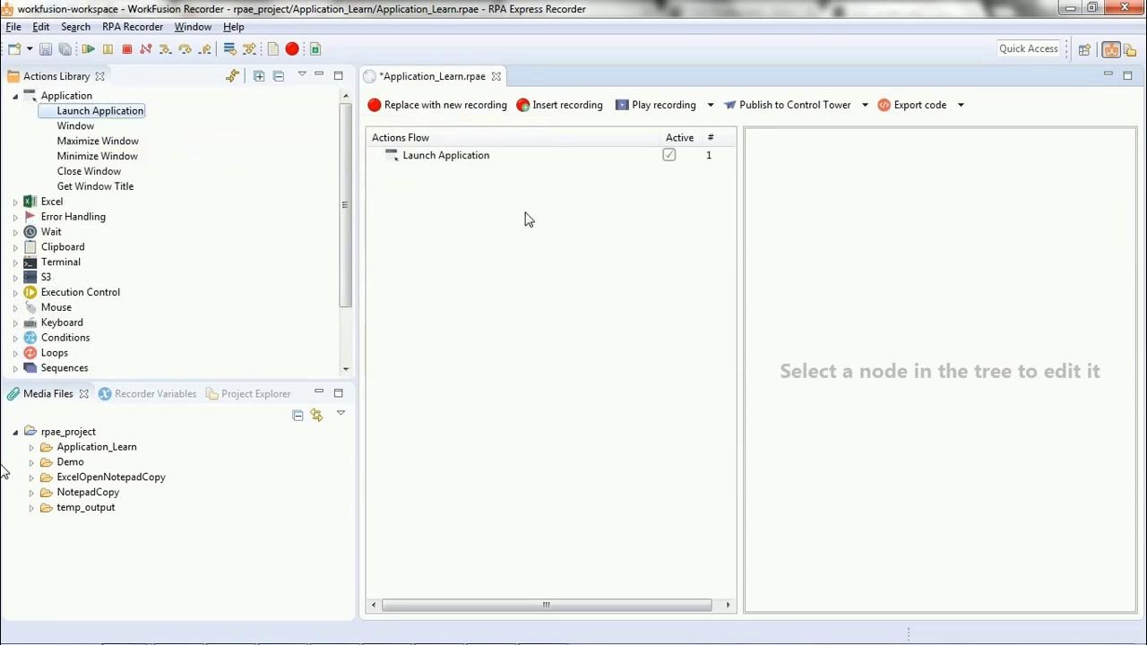 WorkFusion RPA Express Tutorial 2 on Recorder Overview + Application Keyboard Training Demo ...
