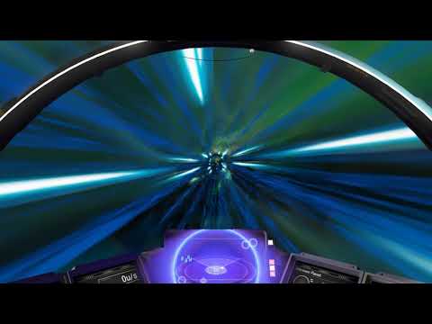 No Man's Sky Warp Mod Green Nebula Test
