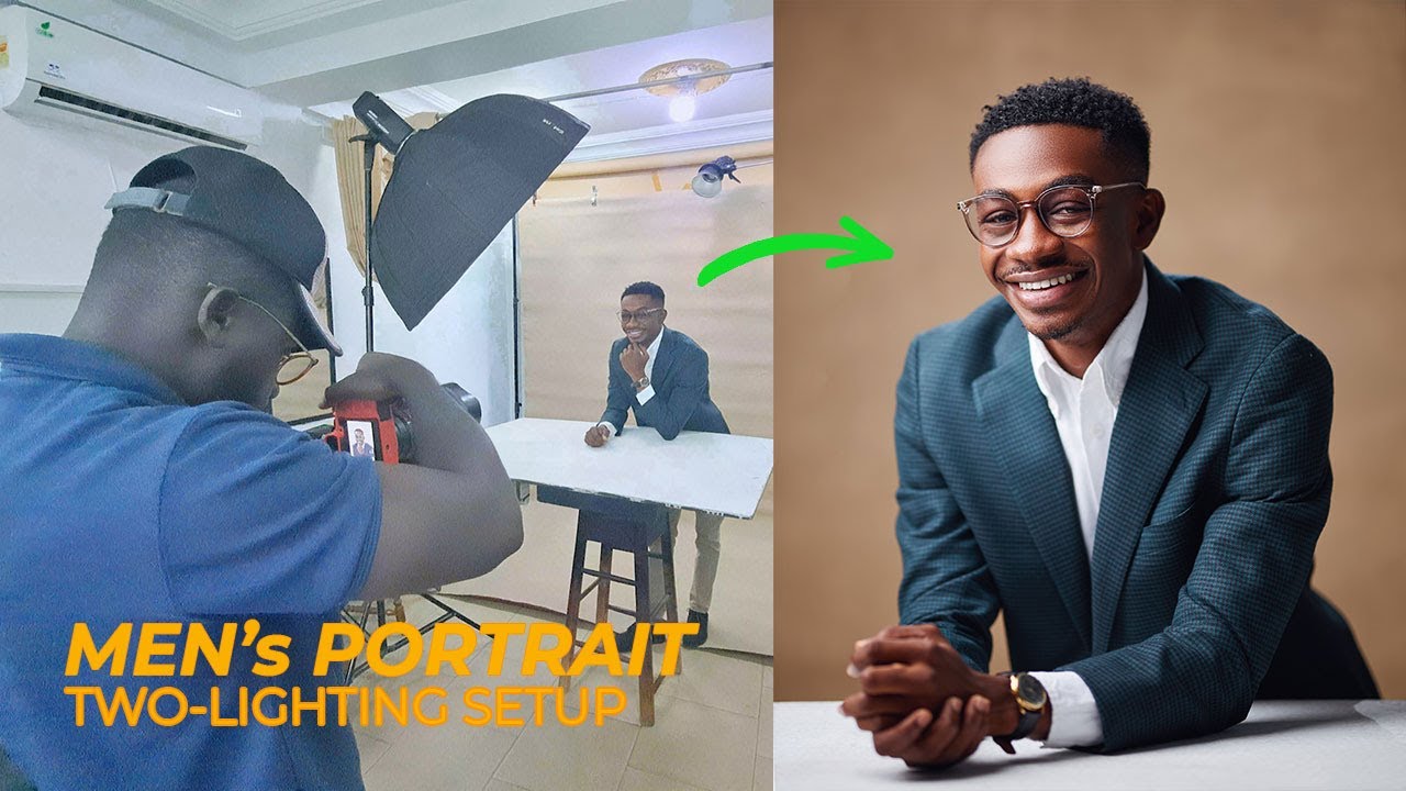 Men's Portrait Photography Techniques - Mastering the Art || Canon EOS ...