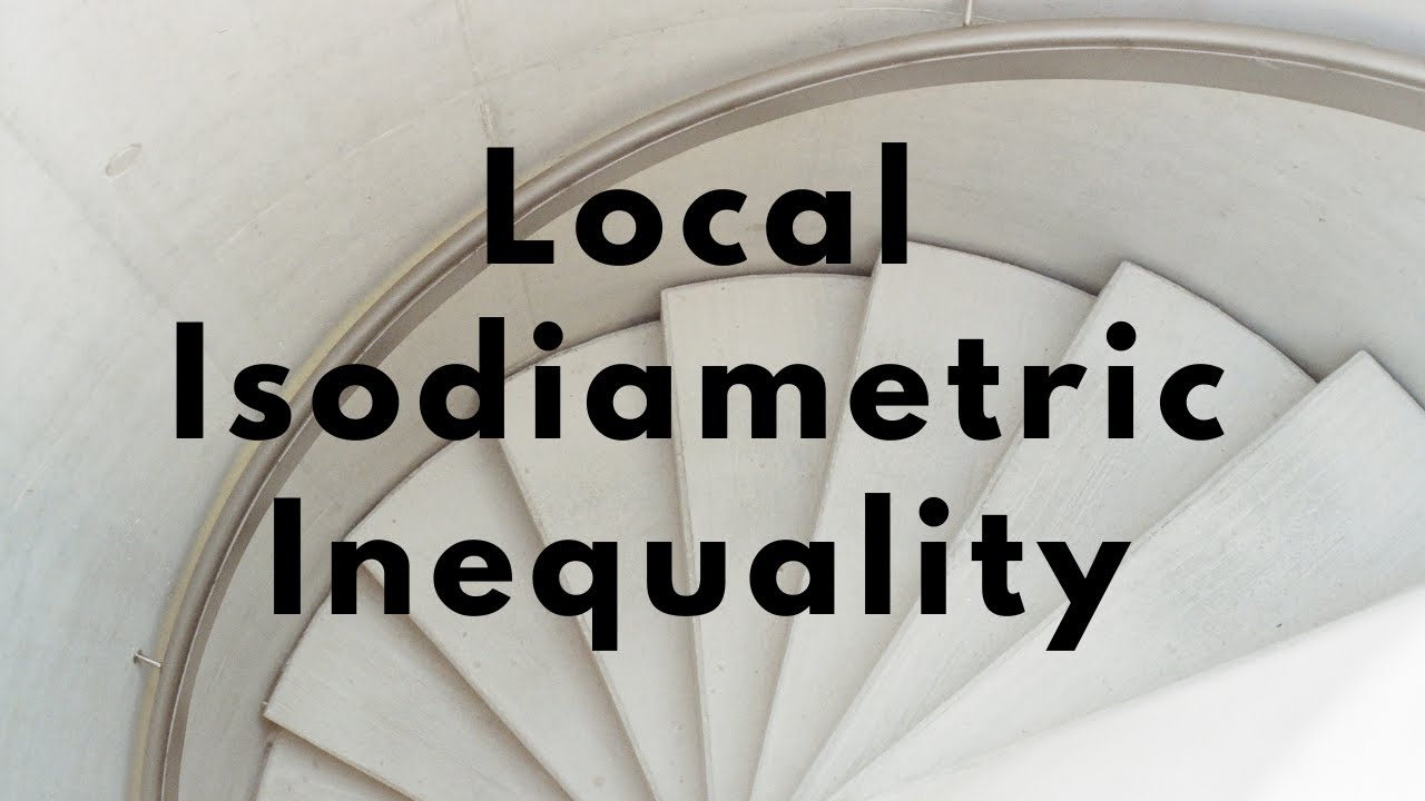 Local Isodiametric Inequality | GMT - YouTube