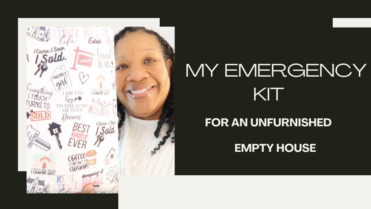MY SURVIVAL BAG FOR AN EMPTY OPEN HOUSE | MY REAL ESTATE JOURNEY ...