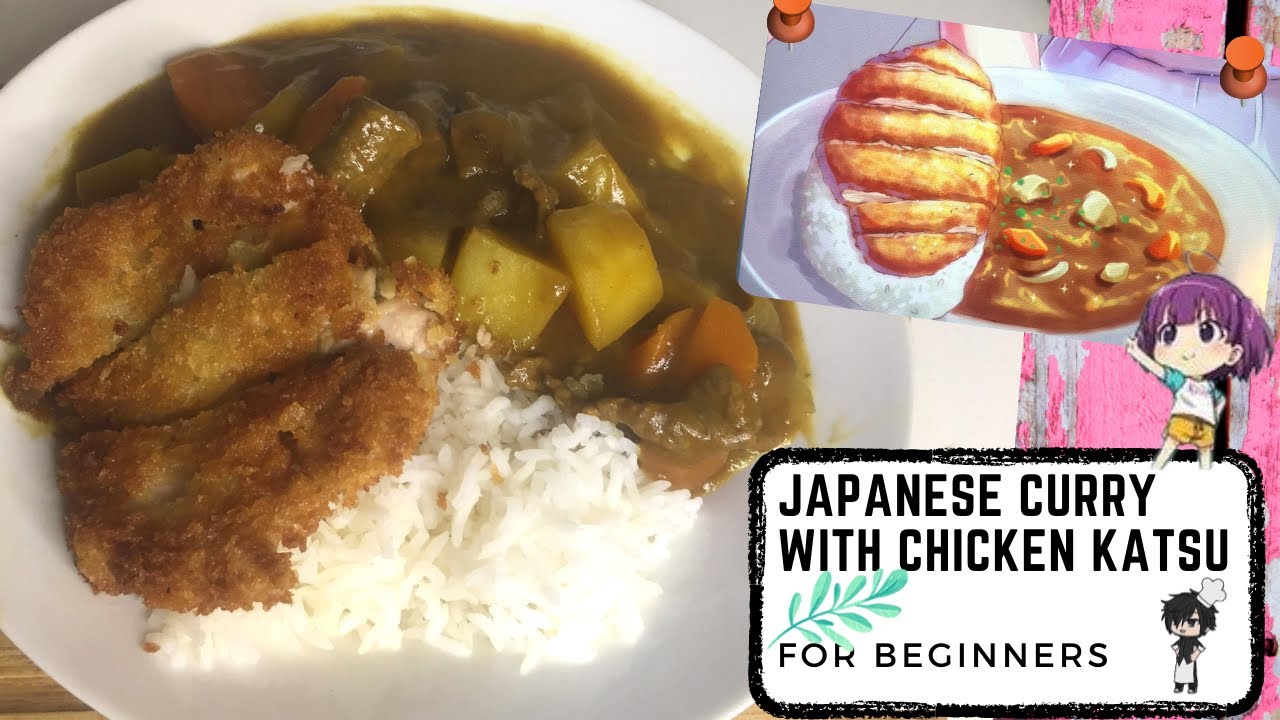 Japanese Katsu Curry don | ASMR anime cooking | for beginners 101 - YouTube