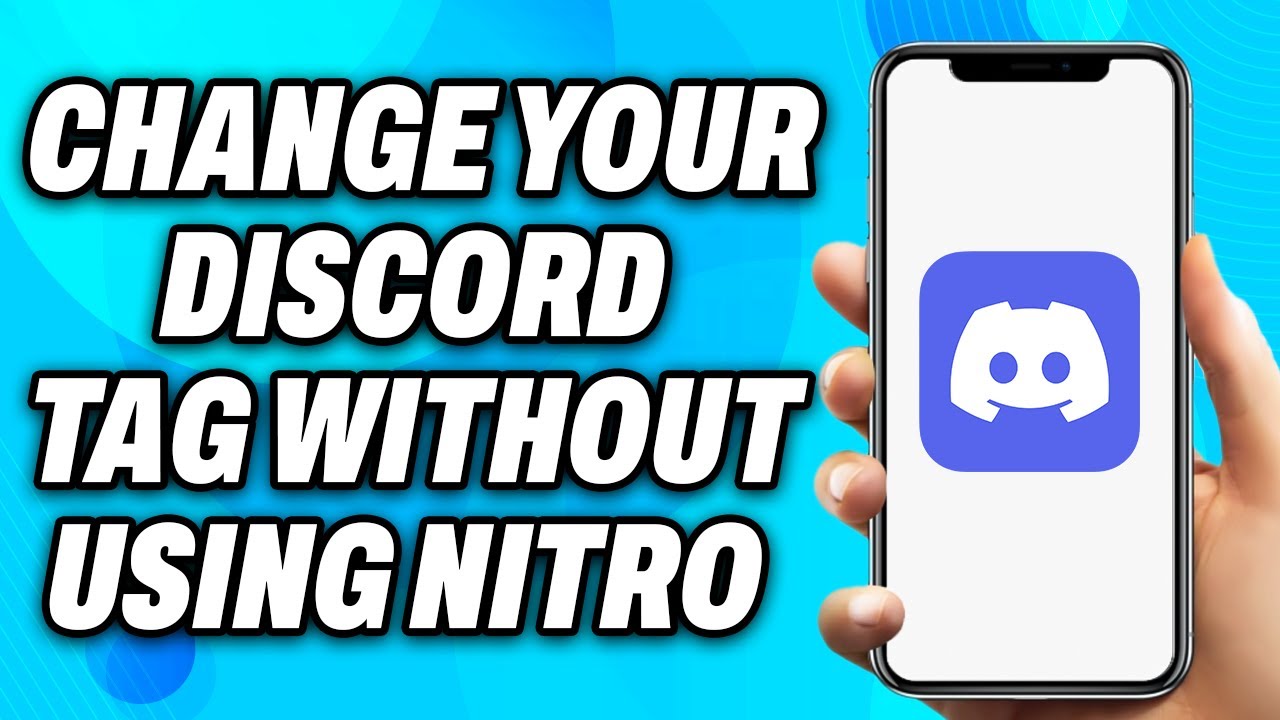 How To Change Your Discord Tag Without Using Nitro - Easy Fix - YouTube