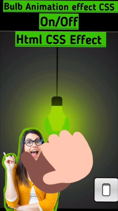 Css Bulb Switch Animation And Effect Html Css Tutorial Csseffect Shorts Codeharry Coder 
