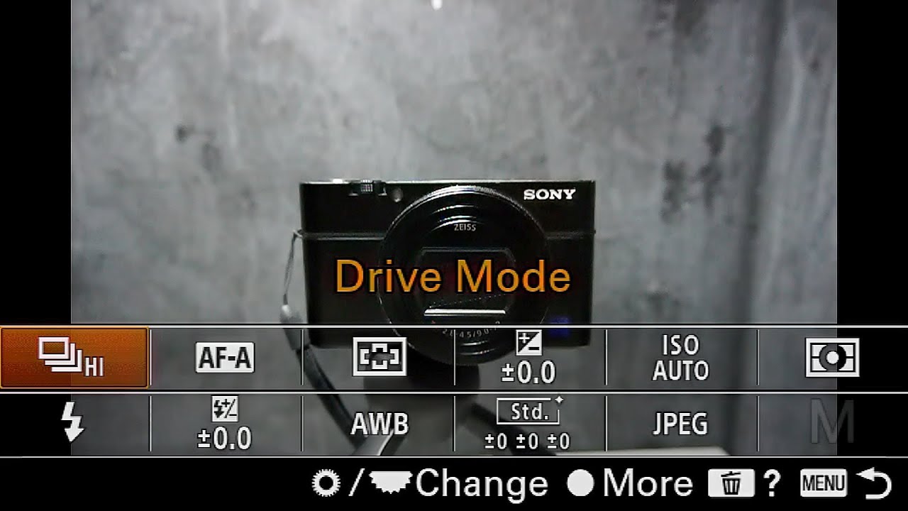 SONY Alpha Menu system Episode 1 - Fn button Customisation (no English ...
