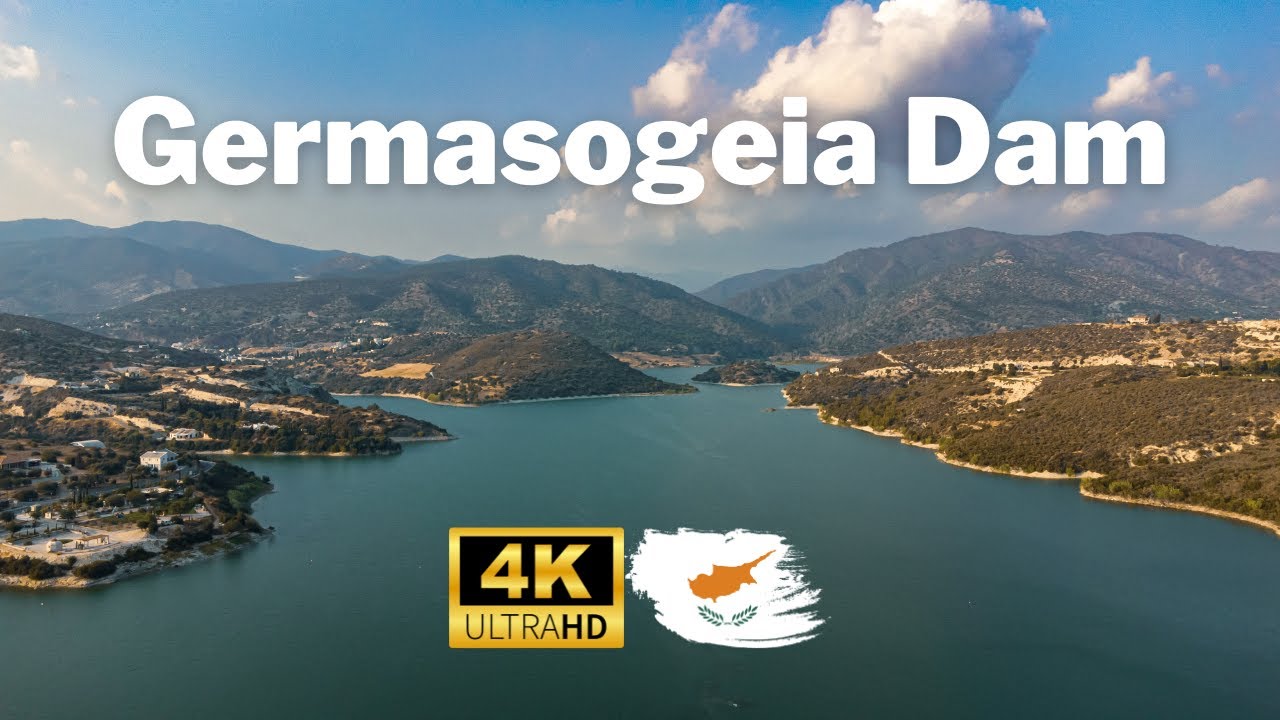 Cyprus from Above: 4K Drone Views of Germasogeia Dam, Limassol 🚁🏞️🇨🇾 ...