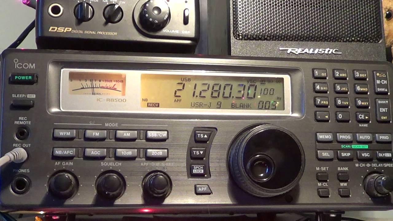Ham station on Island of Bonaire on 15 meter band shortwave - YouTube