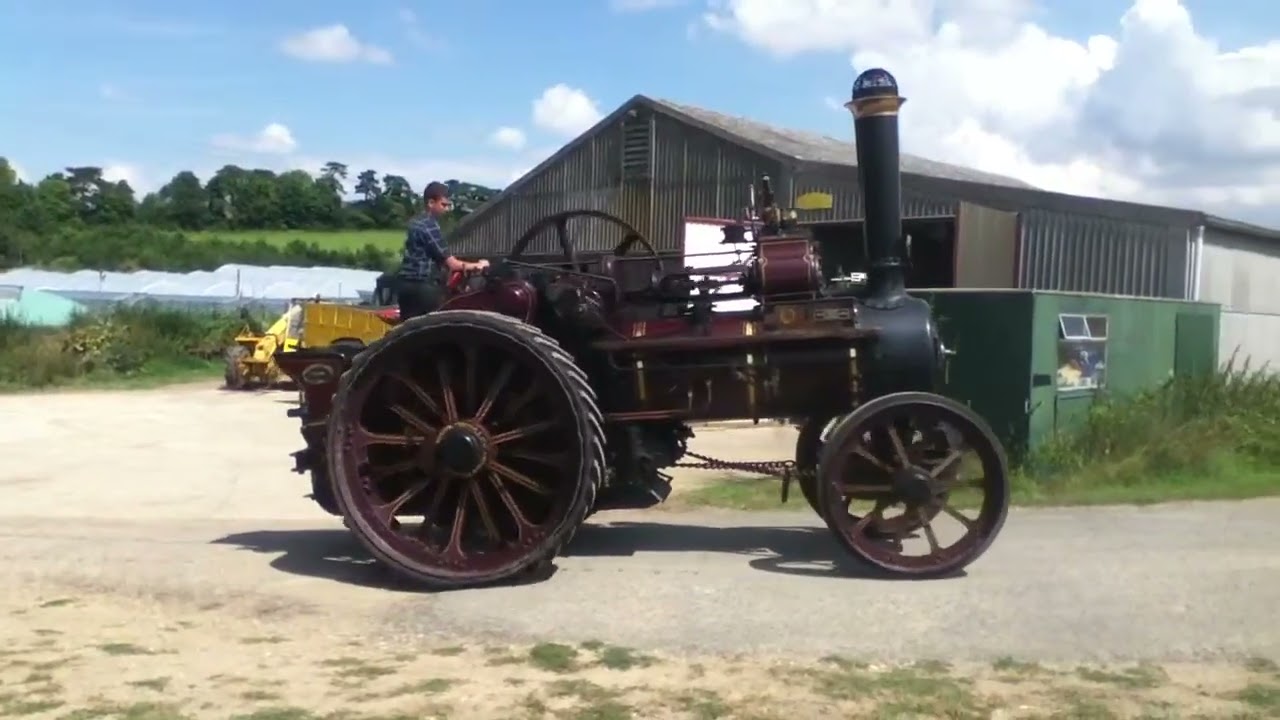 ruston traction engine - YouTube