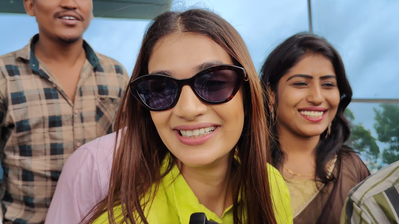 Purushothamudu Movie Heroin| Hassini Sudhir | Public Reaction imax Review - YouTube