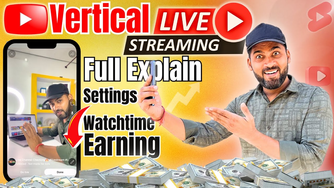 Vertical Live Stream Kaise Kare | How to Vertical Stream on Youtube ...