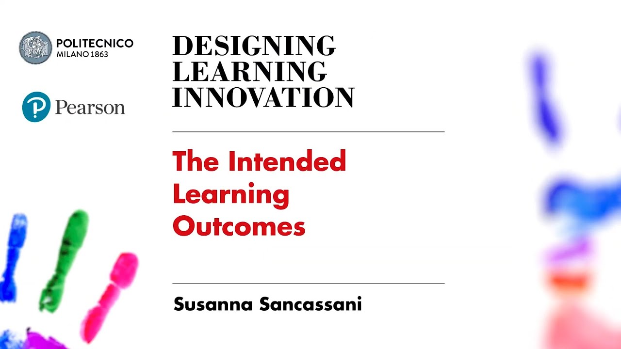 The Intended Learning Outcomes Susanna Sancassani YouTube The Intended Learning Outcomes Susanna Sancassani YouTube