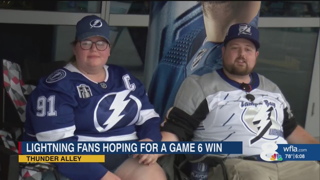 Lightning fans hopeful their season won't end Saturday night - YouTube