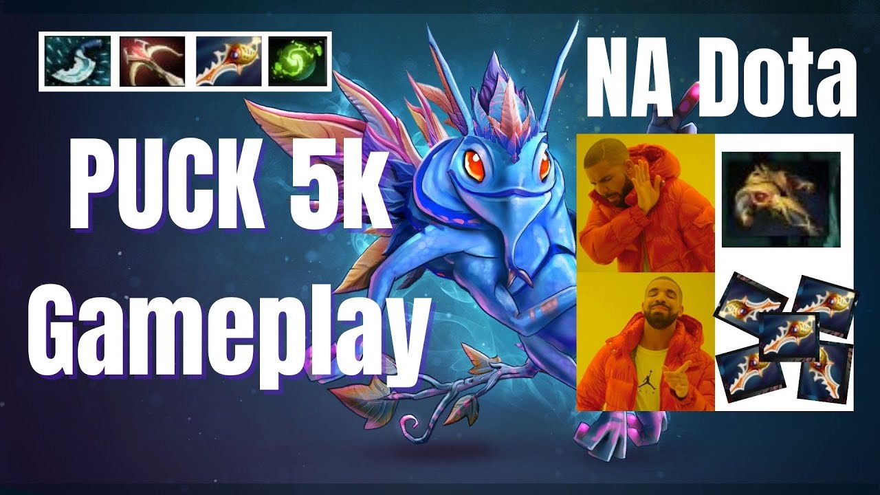 Pure Damage Puck - TWO Divine Rapiers - Dota 2 Gameplay - YouTube