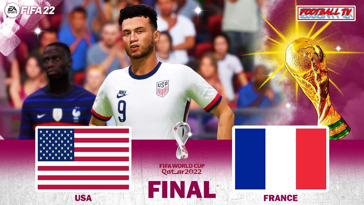 FIFA 22 | USA vs FRANCE | Final FIFA World Cup 2022 | Gameplay PC - YouTube