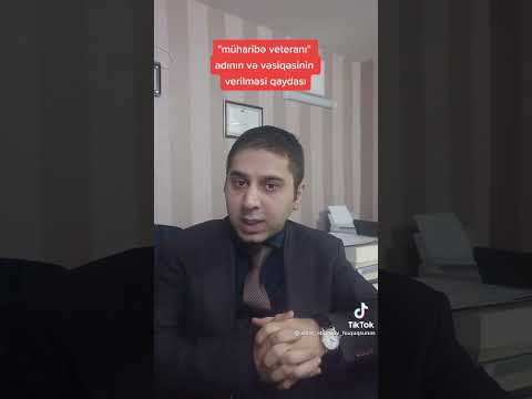 Muharbe vetranı adının və vəsiqesinin verilmə qaydaları