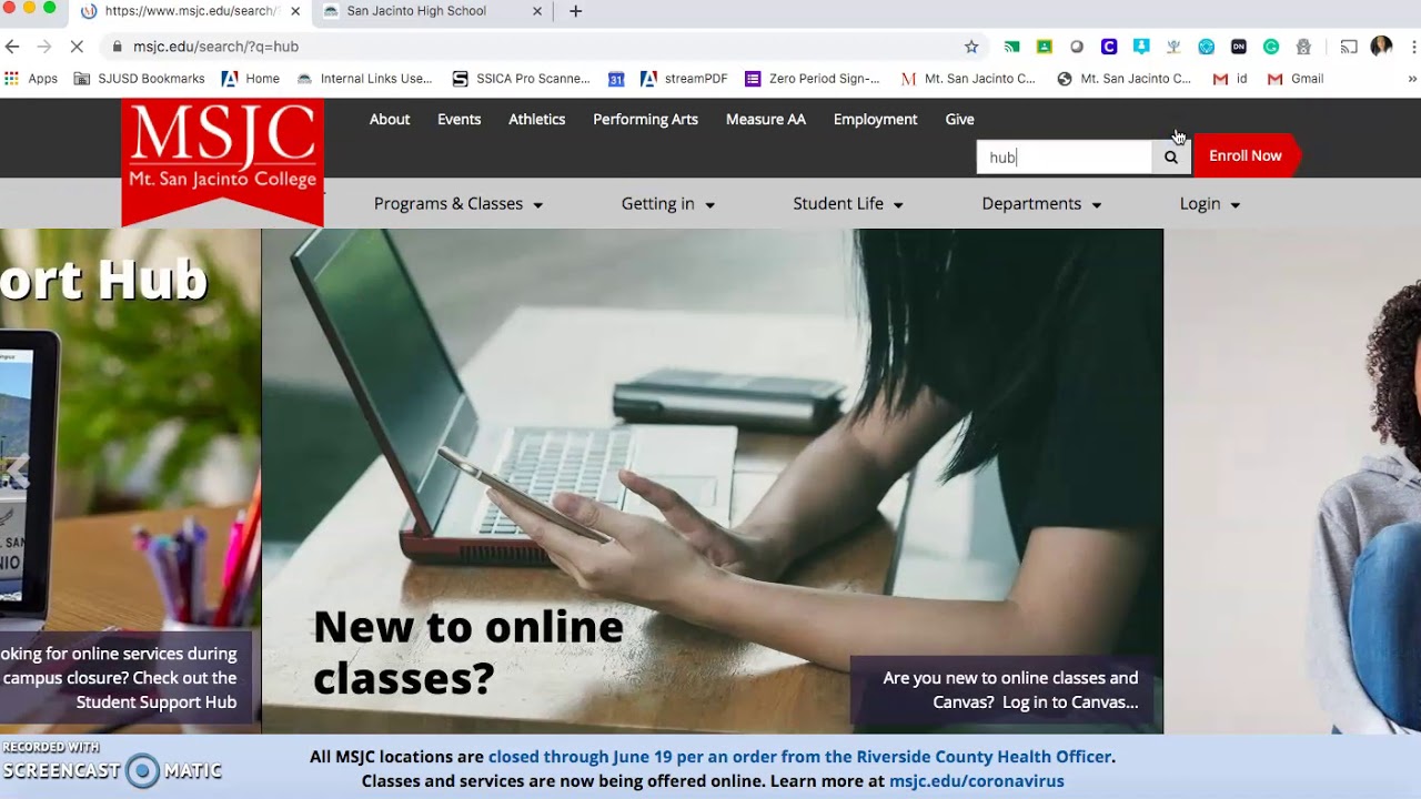 MSJC Student Support Hub - YouTube