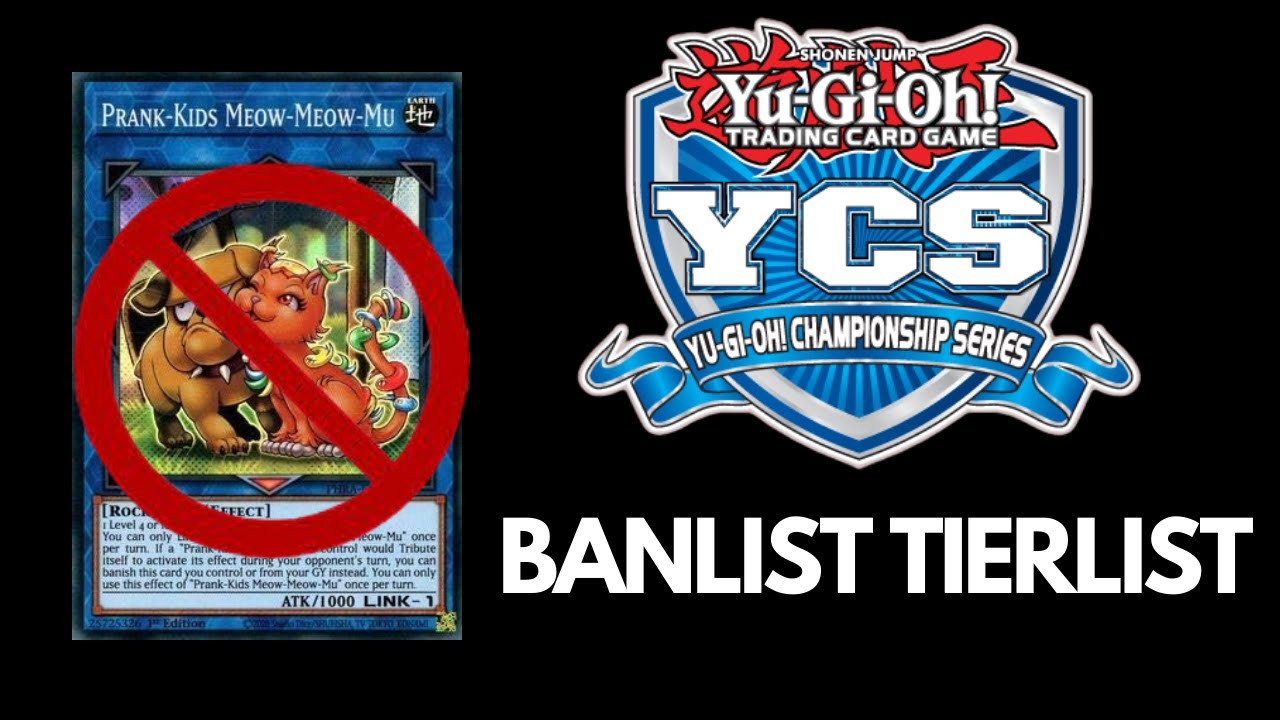 POST YCS BANLIST PREDICTION TIERLIST - YouTube