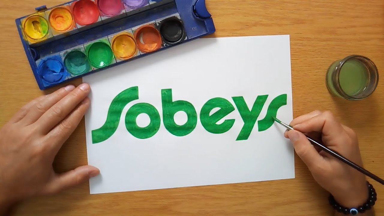 How to draw the Sobeys logo - YouTube