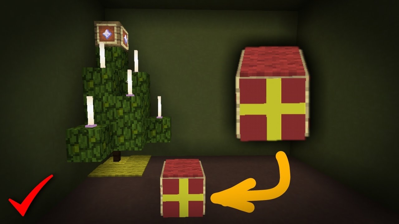 ¡Como Hacer Un Regalo De Navidad En Minecraft PE 1.0 ! | Regalo De ...