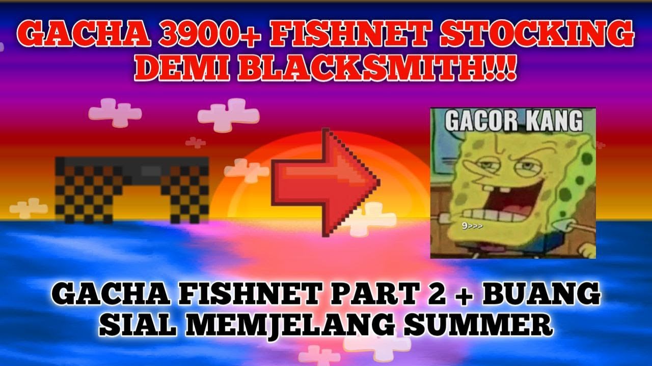 Gacha Fishnet Stocking Pt.2!! Ez Blacksmith Apron?? | Growtopia Gacha ...