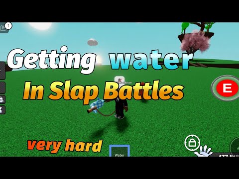 Getting water in Slap Battles (very hard) - YouTube