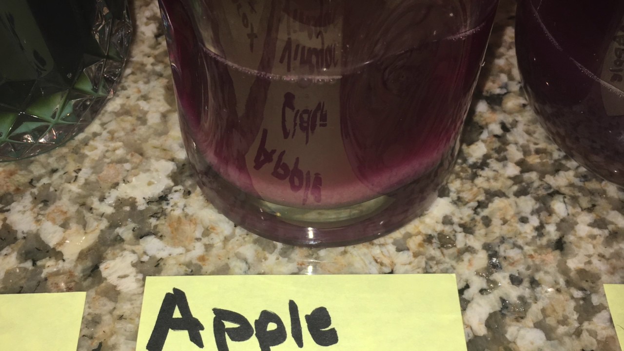 Red Cabbage Lab Results 2 - YouTube