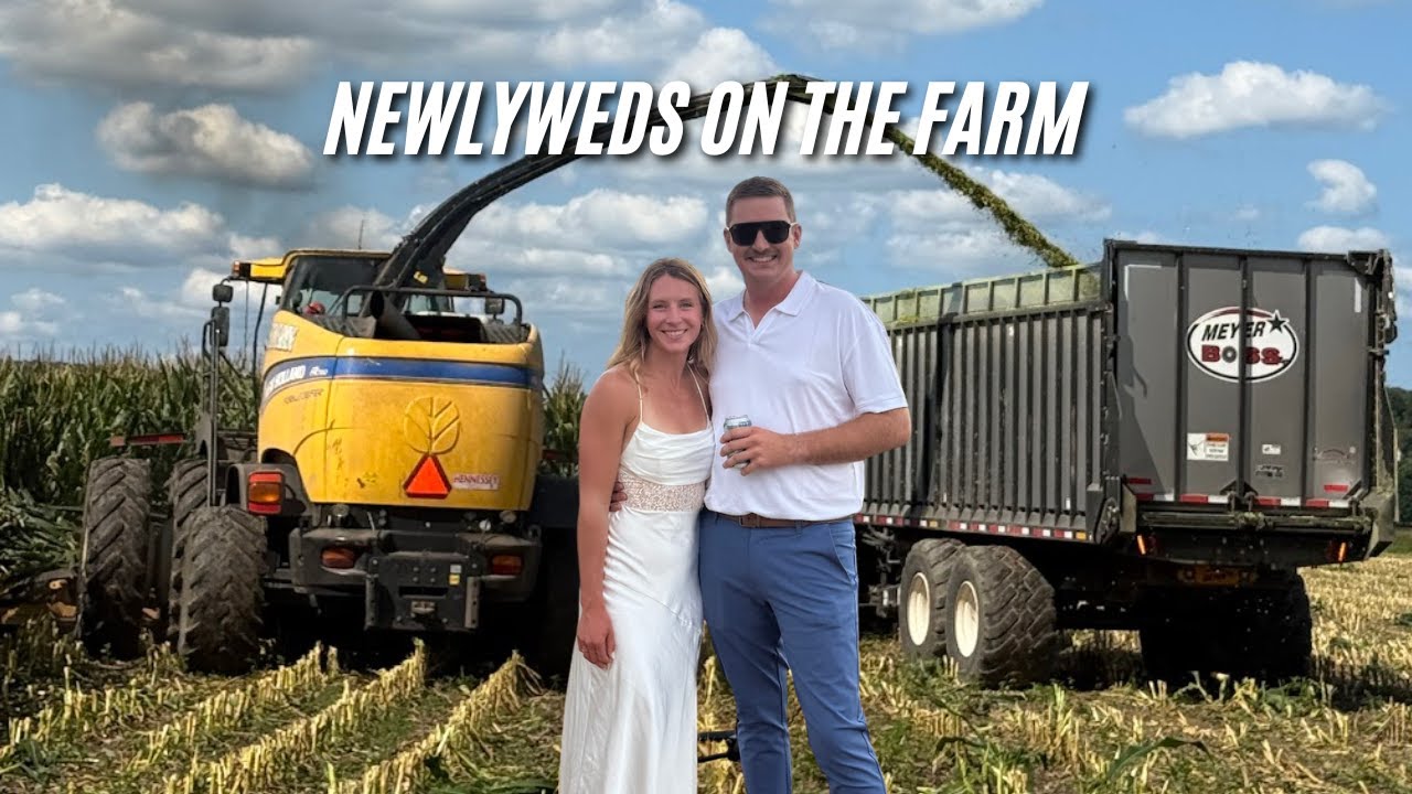 Our First Few Days Farming as Husband and Wife!! | Harvest Vlog - YouTube