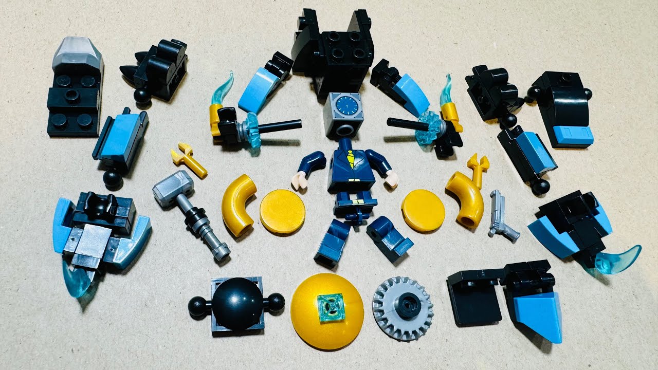 Cách Lắp Ghép Lego Clock Man | Minifigures Lego Unofficial #lego # ...