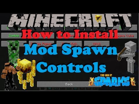 (How To Install) Mob Spawn Controls (1.5.2) - YouTube