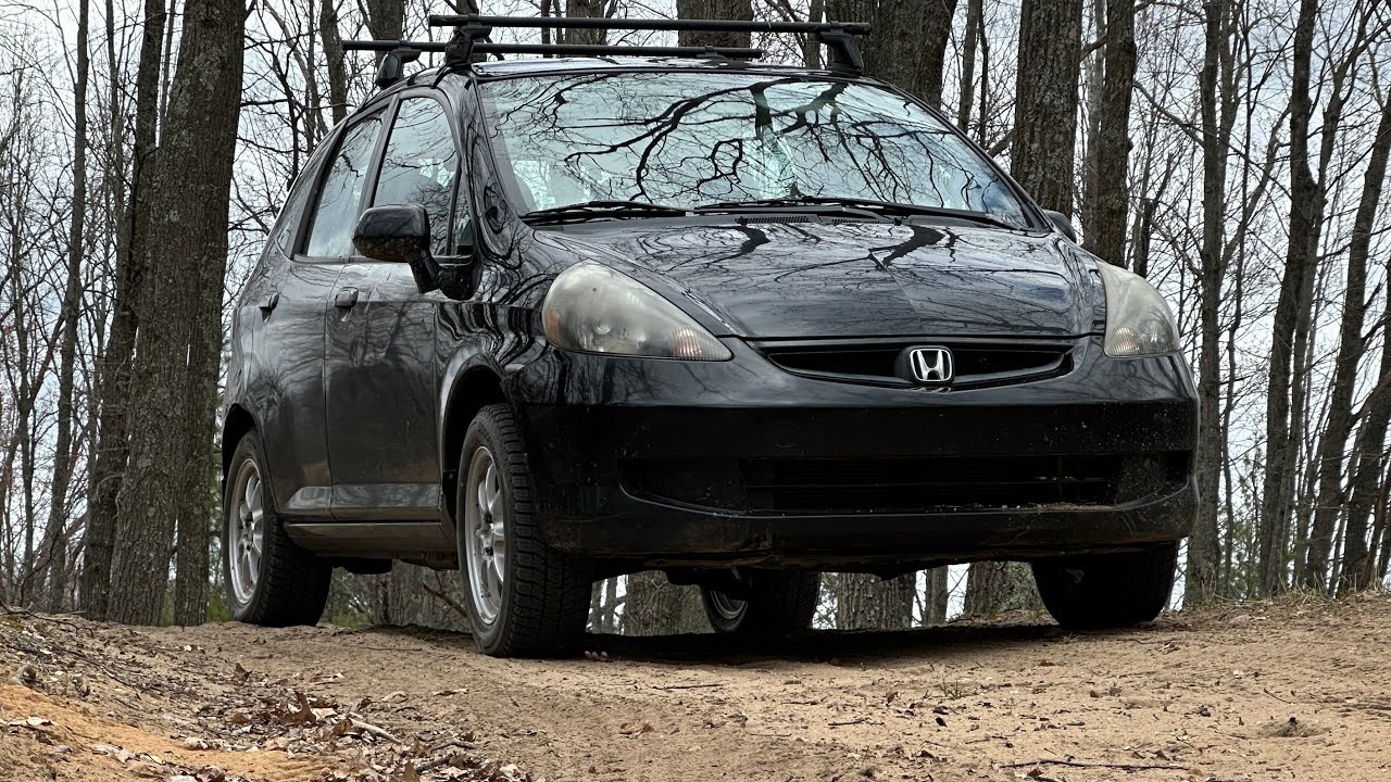 Fit for adventure! Lifting a first gen Honda Fit. - YouTube