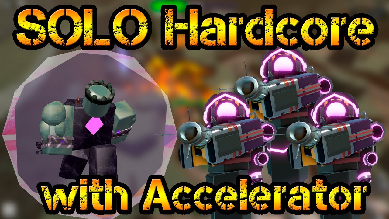 Solo Hardcore Roblox Tower Defense Simulator With Accelerator Youtube