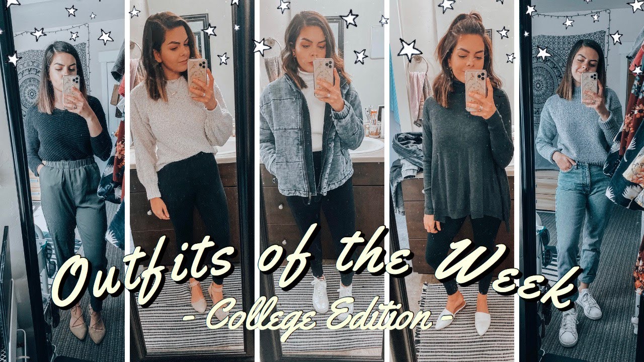 Outfits of the Week - College Edition (BYU Idaho) - YouTube