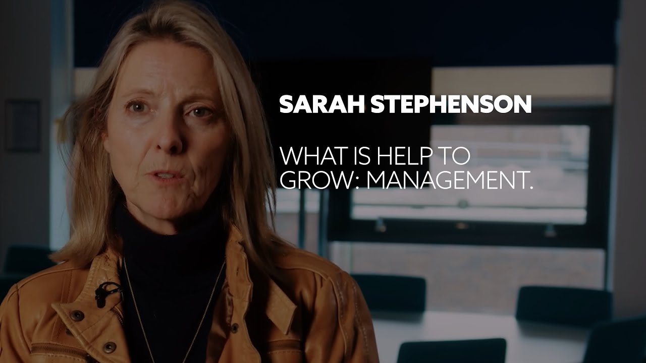 Sarah Stephenson explains what Help to Grow: Management is. - YouTube