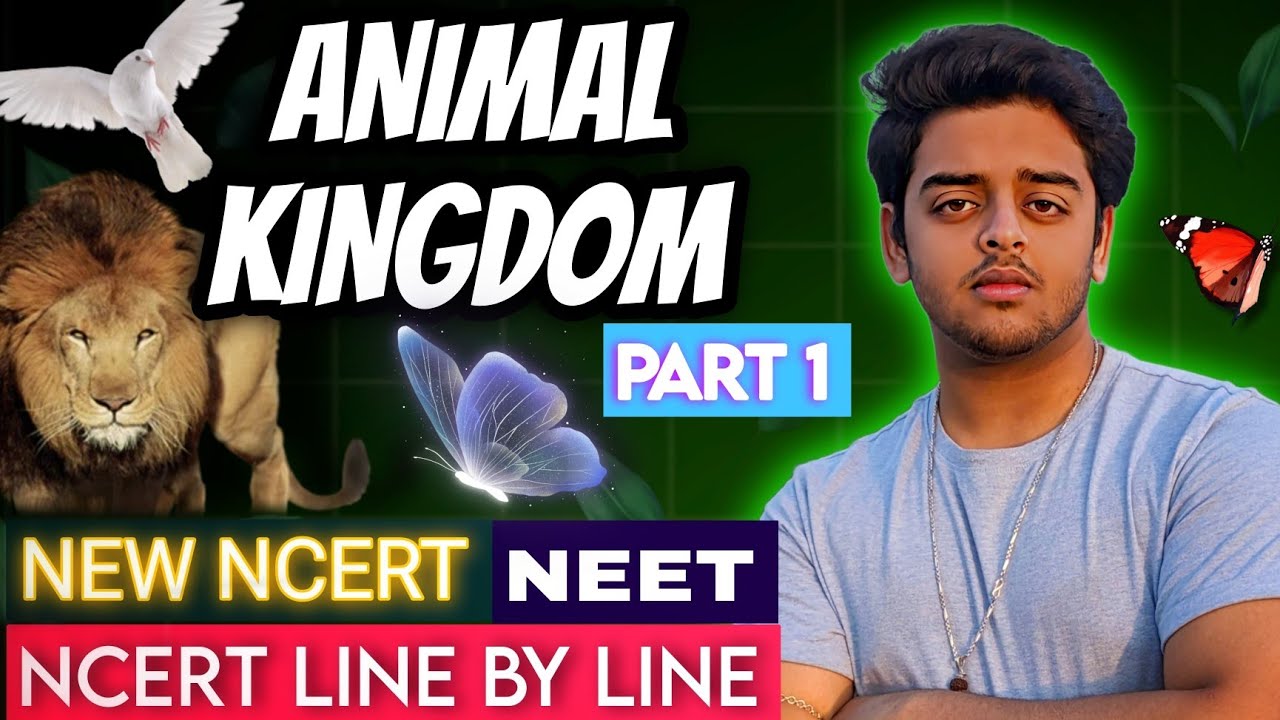 Animal Kingdom | Part 1 | NCERT LINE BY LINE | Class 11 | NEET 2024 ...