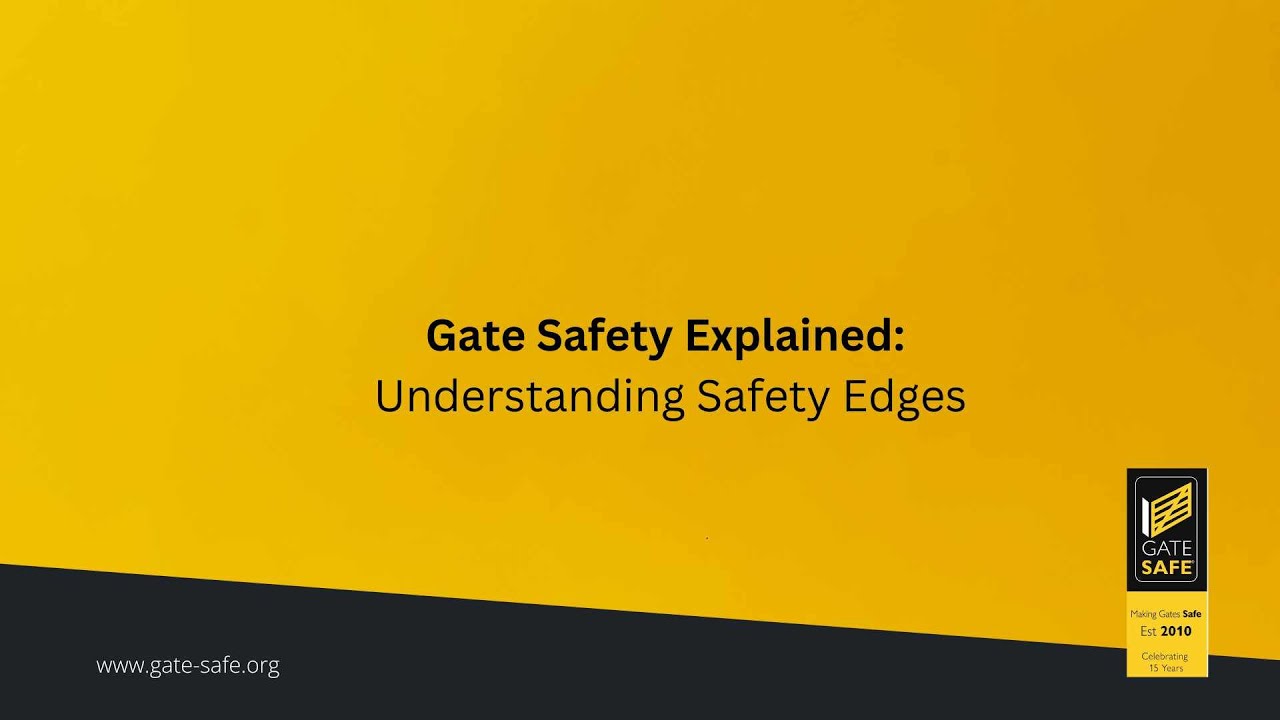 Gate Safety: Understanding Safety Edges - YouTube