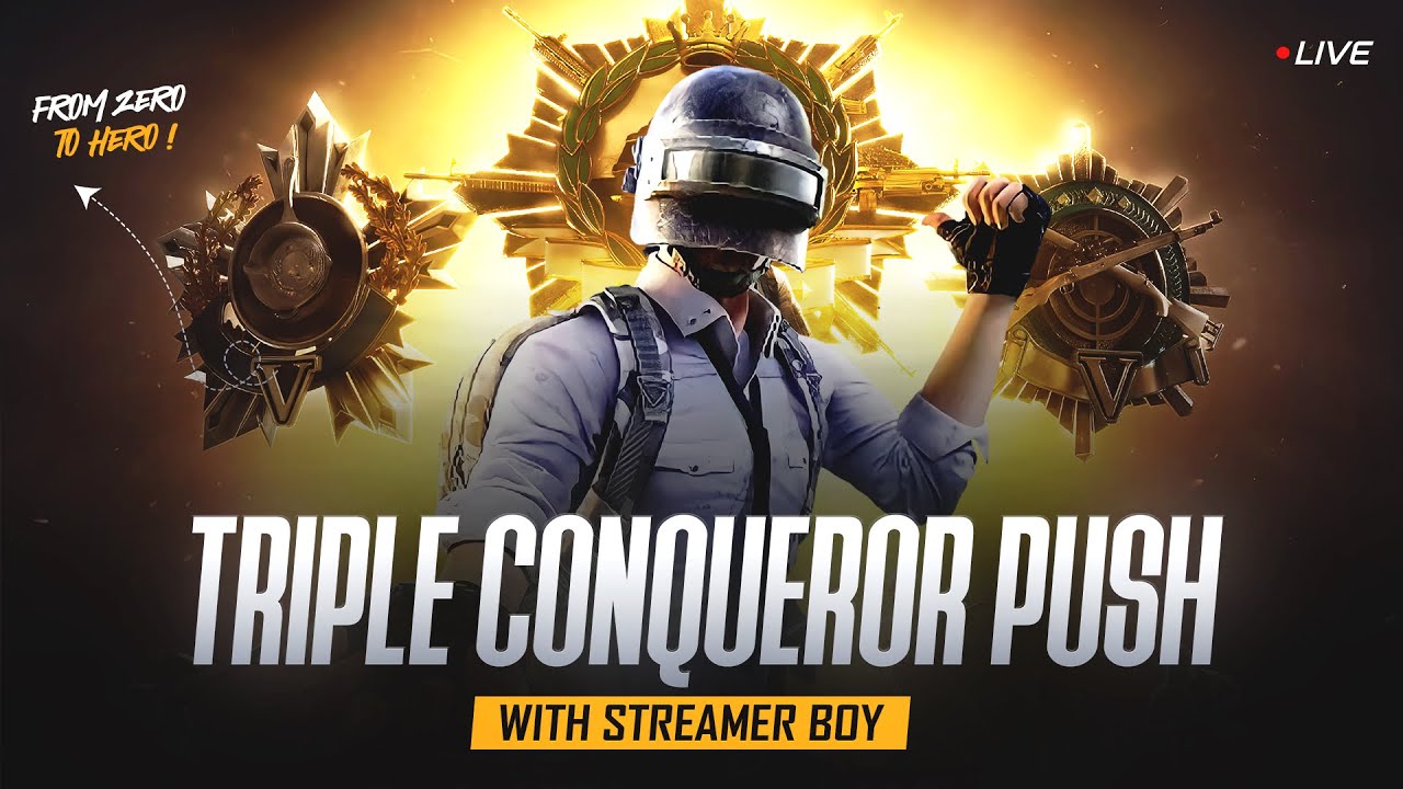 🔴 RUSH PUSH GAMEPLAY | 18+ | LET'S GO FOR 950 SUBS🔴| #bgmilive # ...