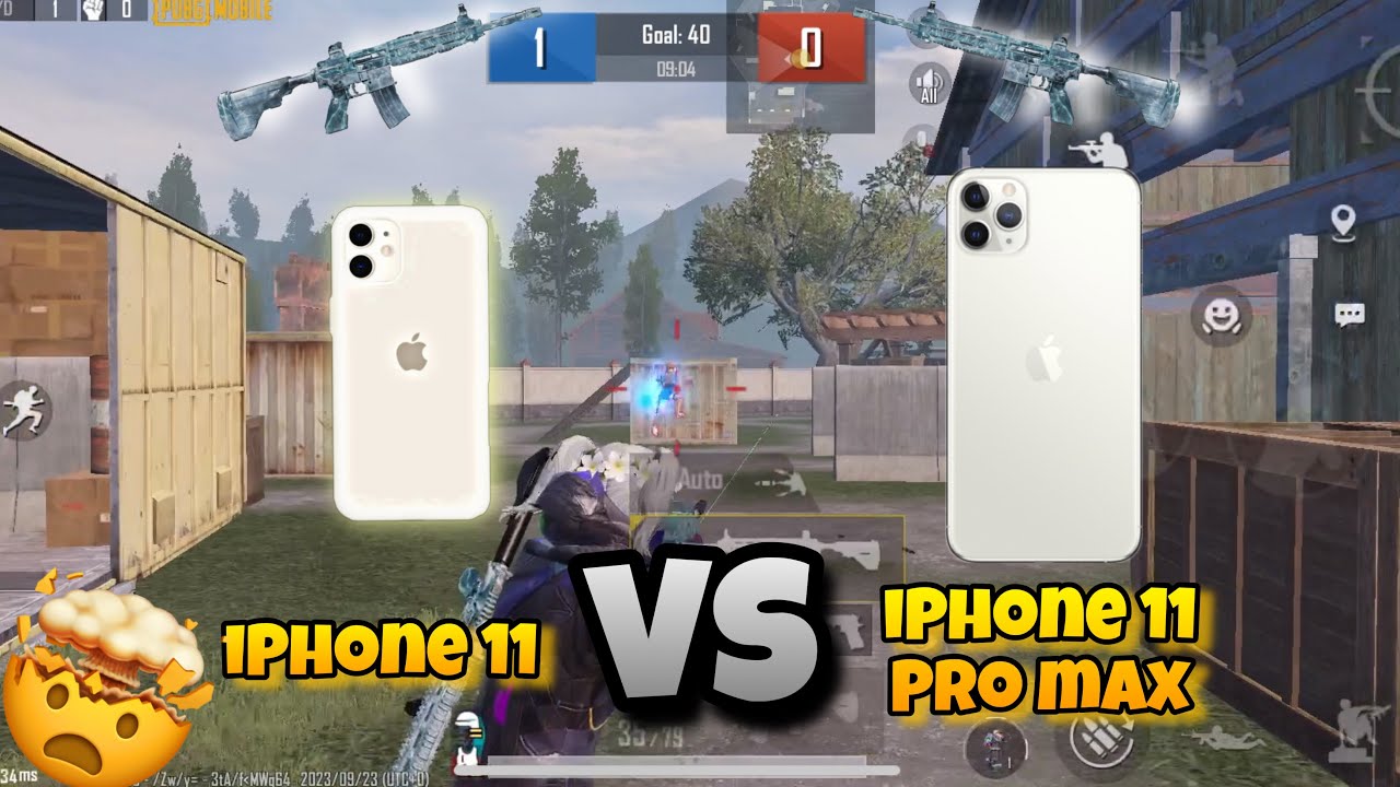 IPHONE 11 PRO MAX VS IPHONE 11 😱 PUBG TEST | TDM FULL GAME PLAY😍SMOOTH ...