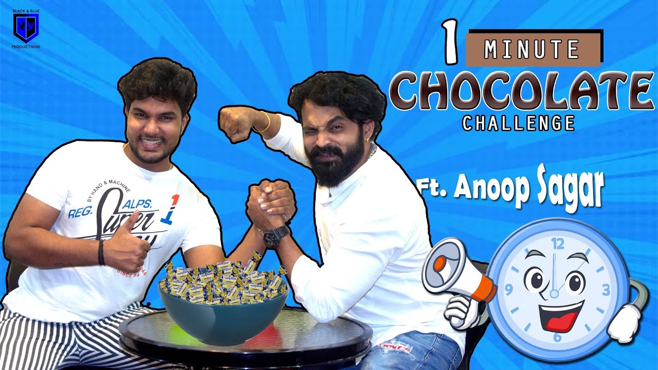 1 Minute Chocolate challenge | ft. Anoop Sagar - YouTube
